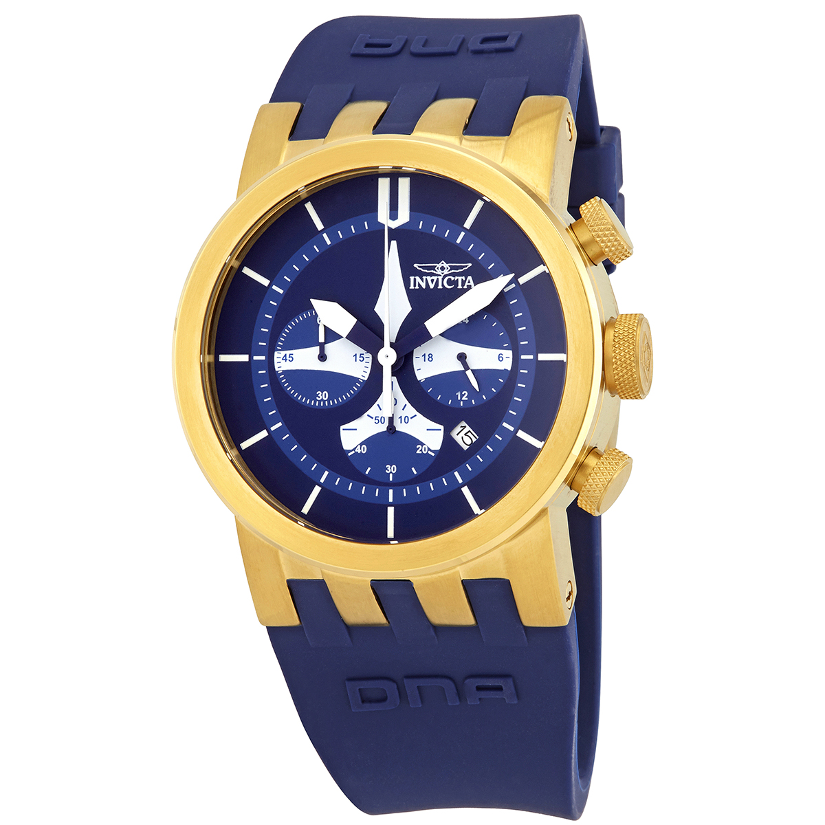 Invicta DNA Blue Dial Chronograph Men's Watch 25059 886678302932 ...