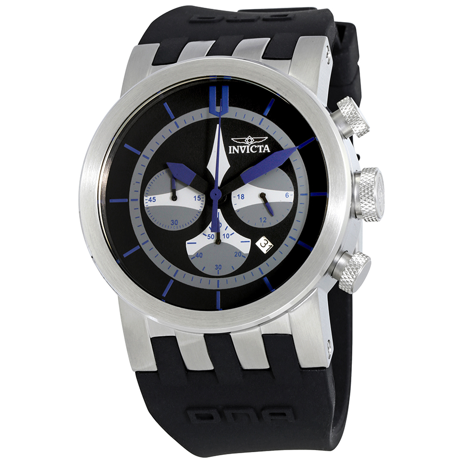Invicta DNA Chronograph Black Dial Men's Watch 25057 886678302918 ...