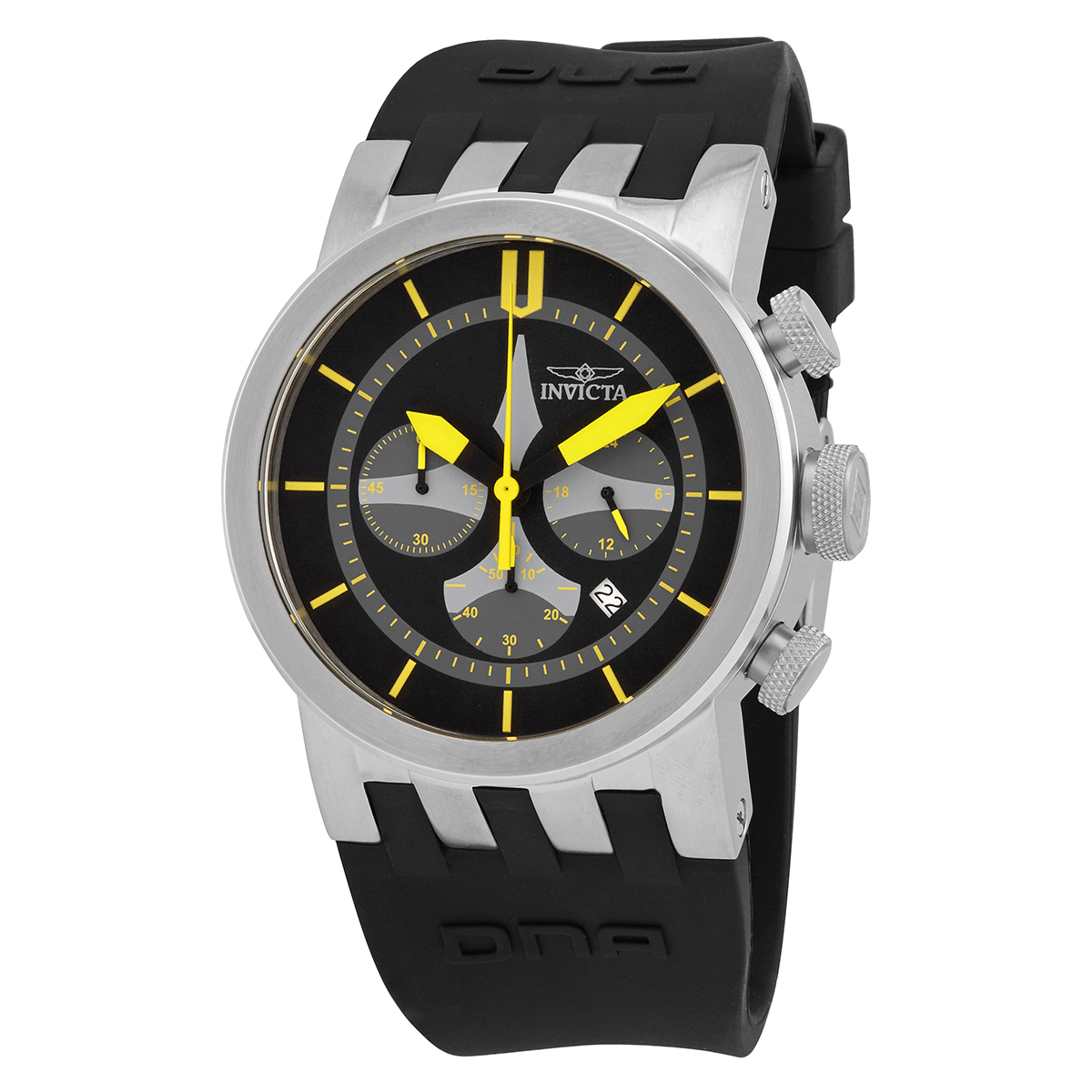 Invicta DNA Chronograph Black Dial Men's Watch 10398 886678103980 ...
