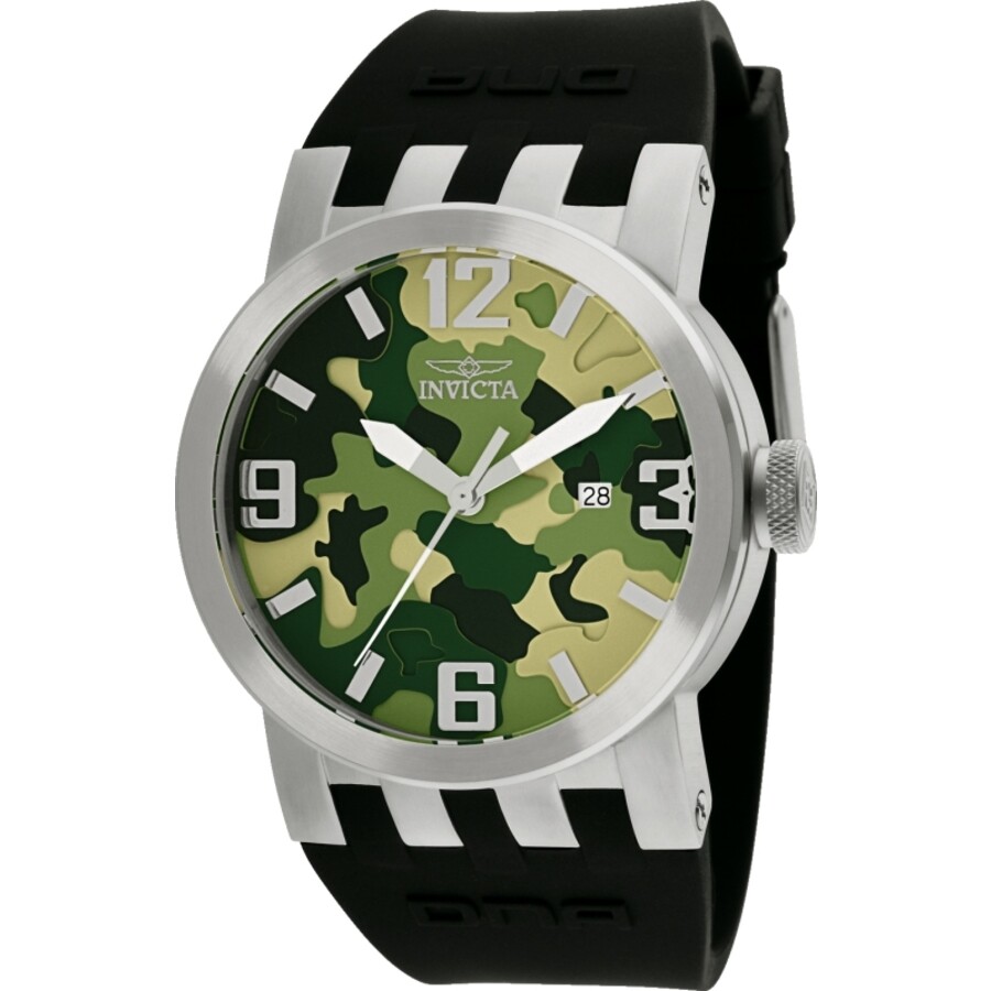 Invicta DNA Quartz Date Green Dial Men's Watch 10453 886678125463 ...