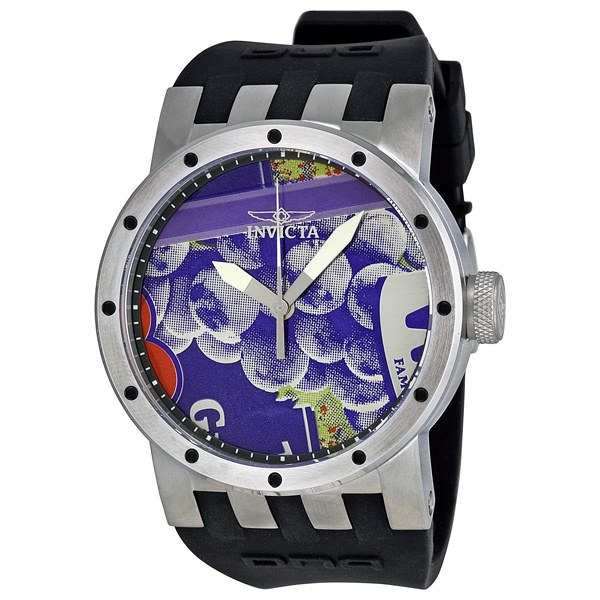 Invicta DNA Recycled Art Purple Dial Men's Watch 10432 886678124954 ...