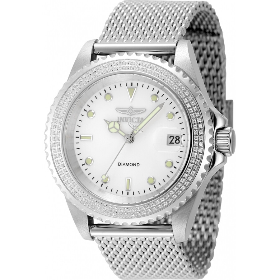 Invicta Elite Diamond Automatic Silver Dial Men's Watch 48744 ...