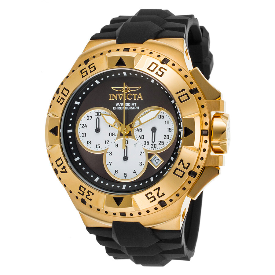 Invicta Excursion Black Dial Chronograph Men's Watch 23043 886678281473 ...