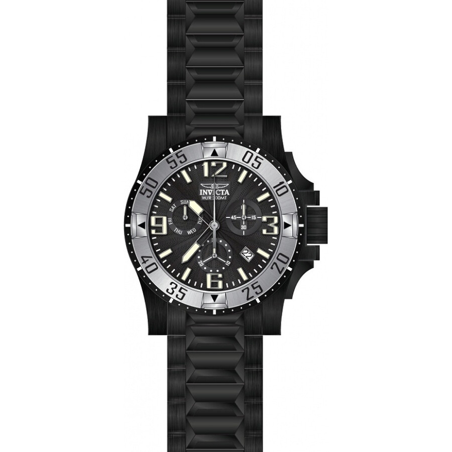 Invicta Excursion Chronograph Black Dial Men's Watch 23907 886678290604 ...