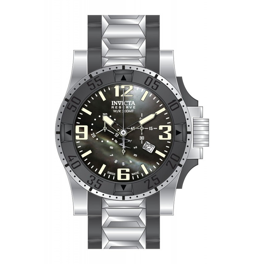 Invicta Excursion Chronograph Black Dial Two-tone Men's Watch 80563 ...