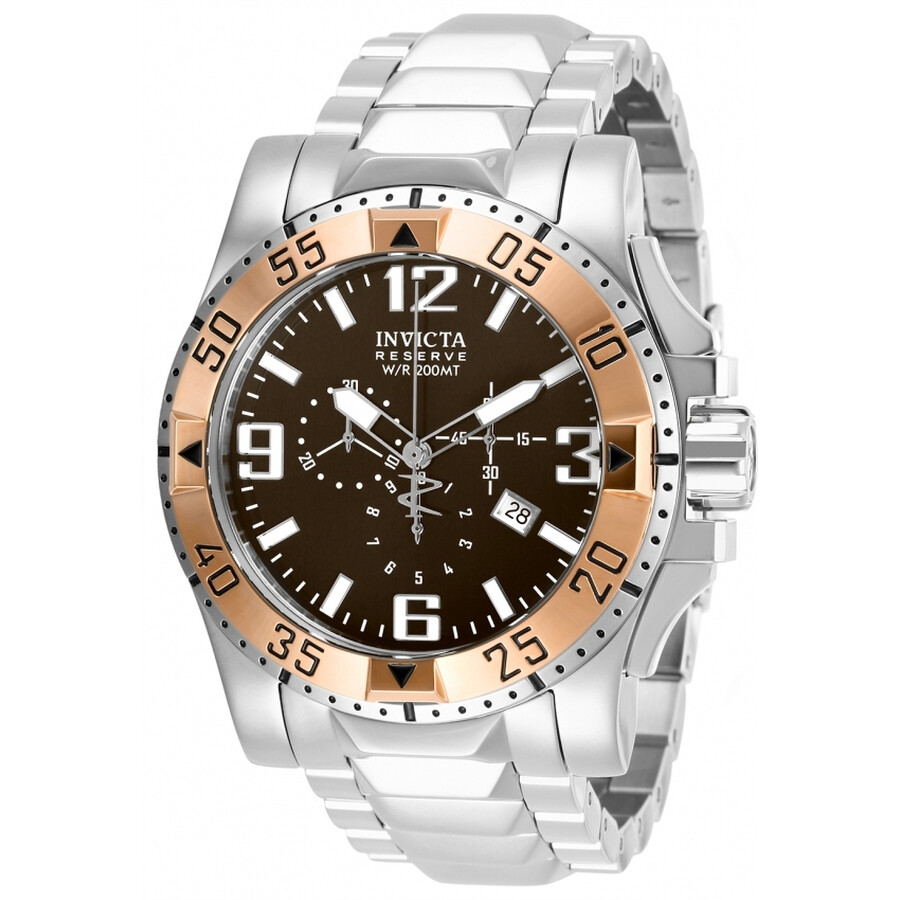 Invicta Excursion Chronograph Brown Dial Men's Watch 80703 886678137619 ...