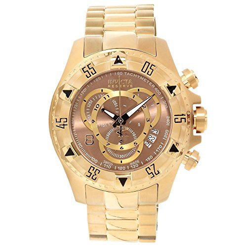 Invicta Excursion Chronograph Copper Dial Gold-plated Men's Watch 14474 ...