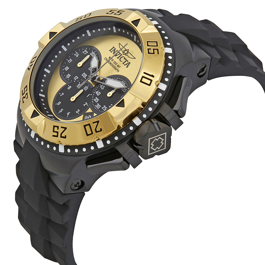 Invicta Excursion Chronograph Gold Dial Men's Watch 23046 - Excursion ...
