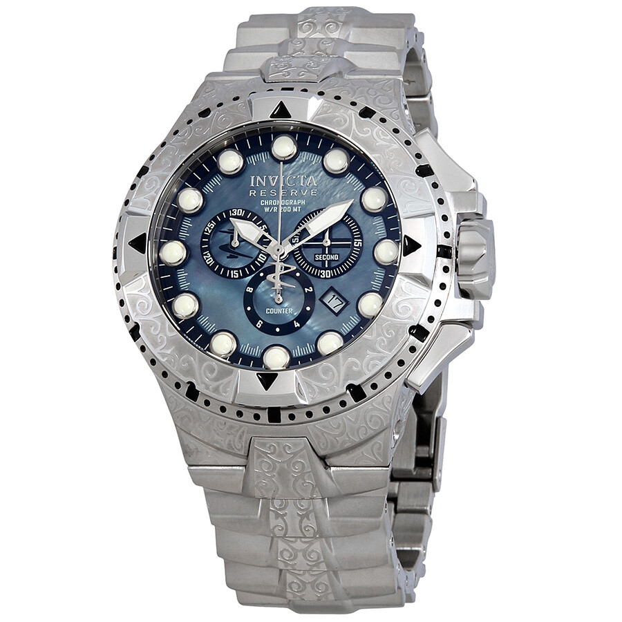 Invicta Excursion Chronograph Grey Dial Stainless Steel Men's Watch ...