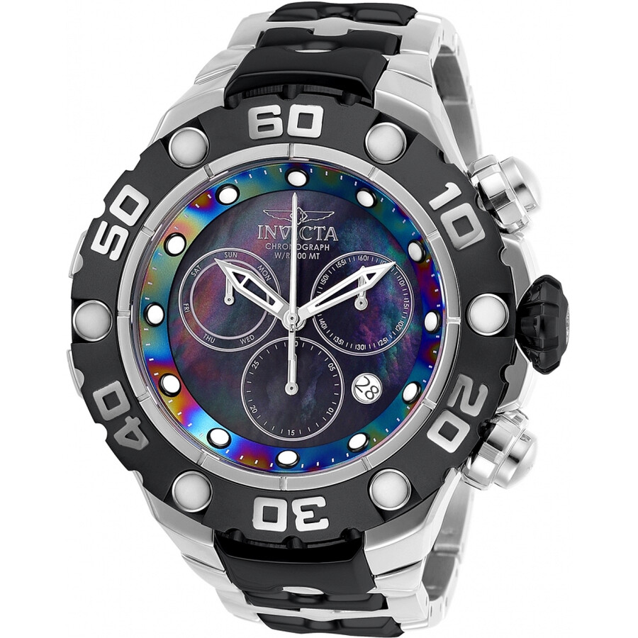 Invicta Excursion Chronograph Mother of Pearl Dial Men's Watch 25719 ...