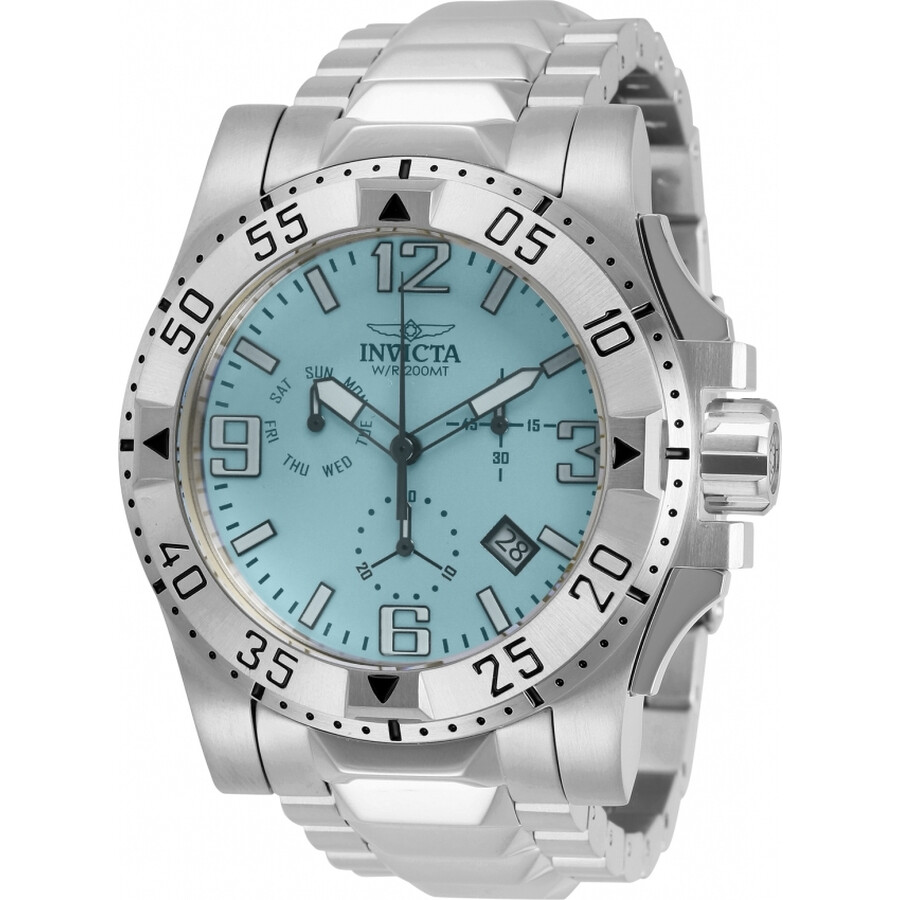 Invicta Excursion Chronograph Quartz Silver Dial Men's Watch 29825 ...