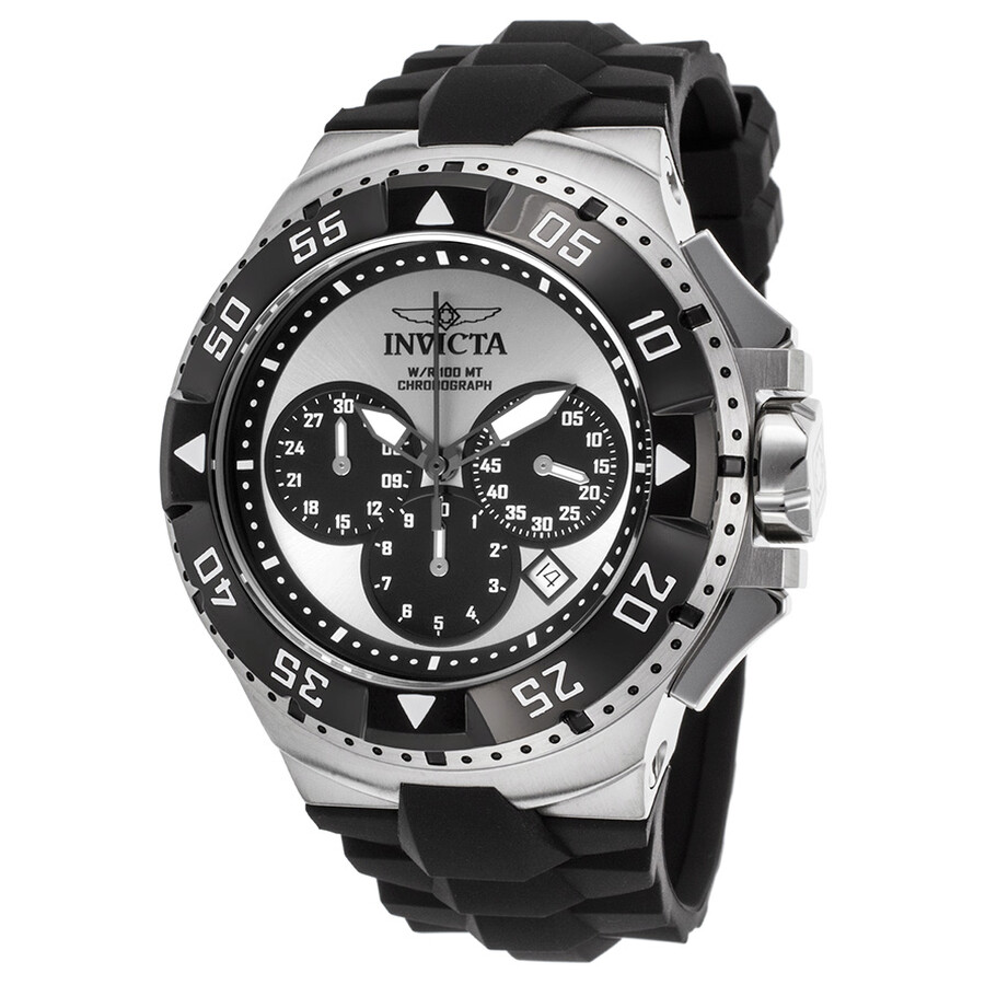 Invicta Excursion Chronograph Silver Dial Men's Watch 23044 ...