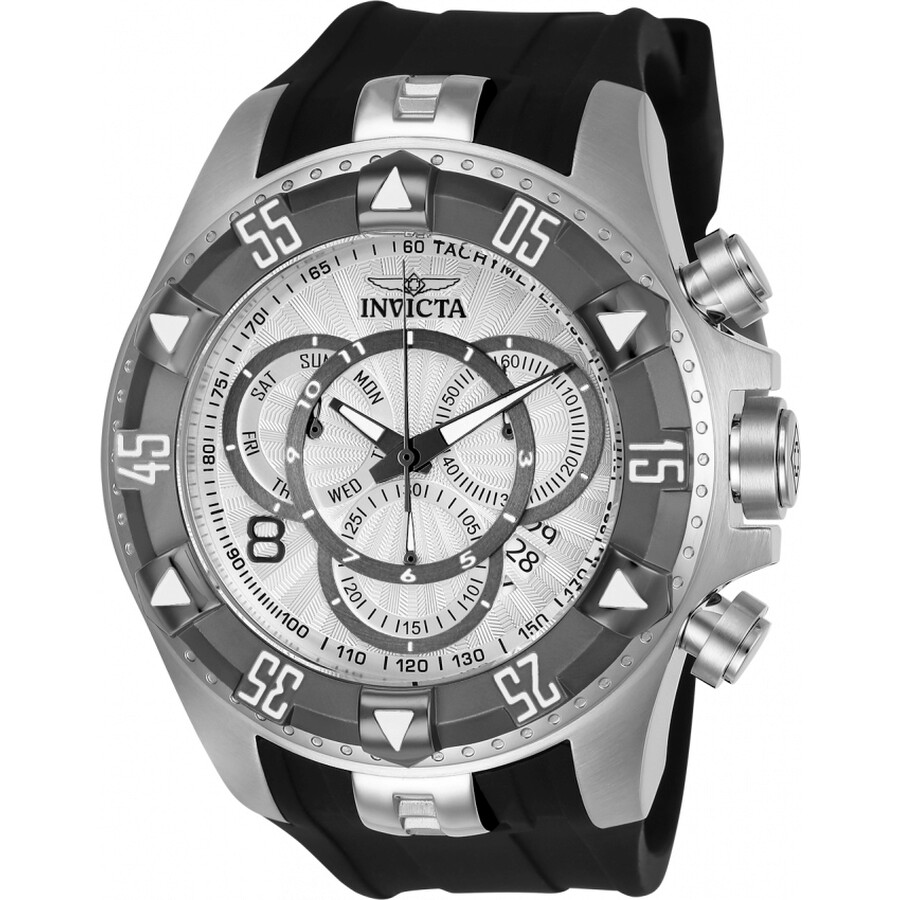 Invicta Excursion Chronograph Silver Dial Men's Watch 24272 ...
