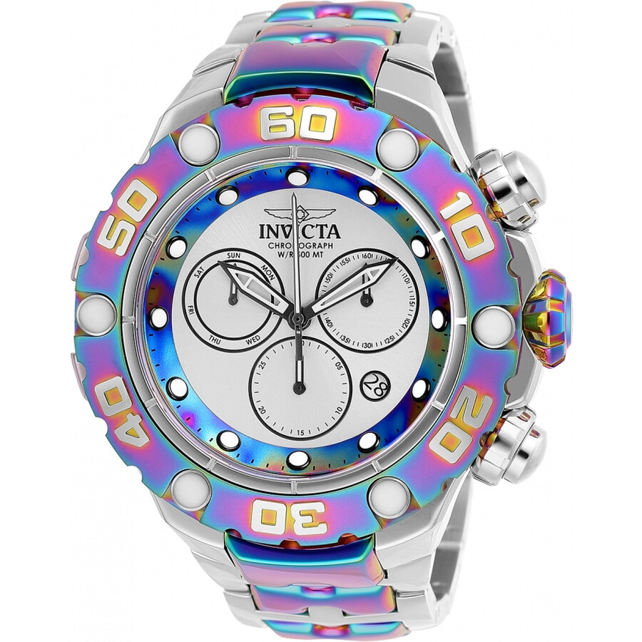 Invicta Excursion Chronograph Silver Dial Men's Watch 25720 ...