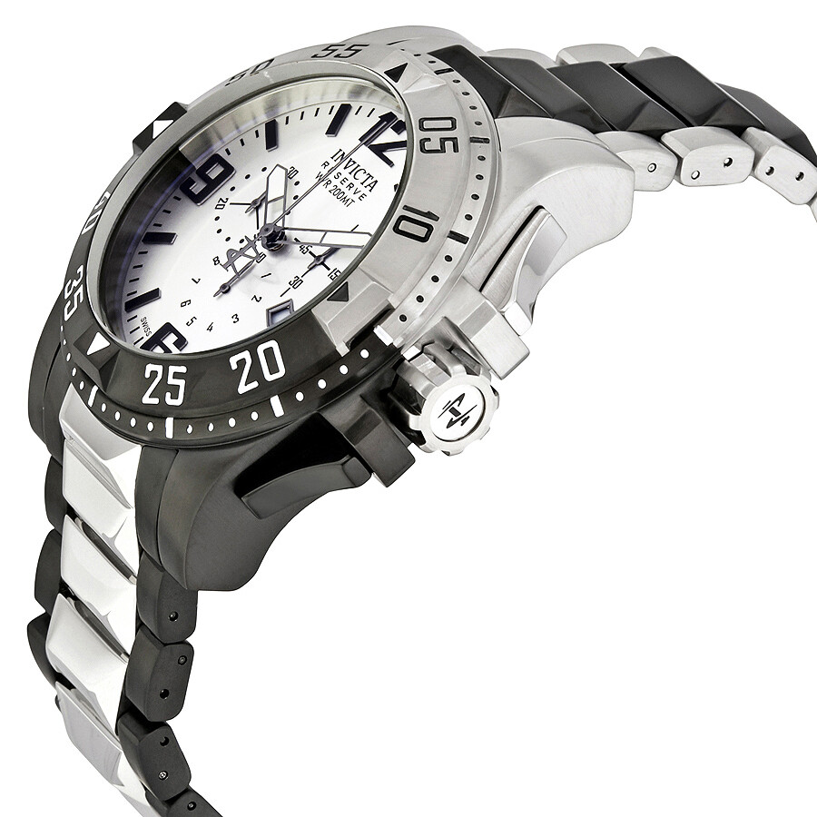 Invicta Excursion Chronograph Silver Dial Two-tone Men's Watch 20142 ...