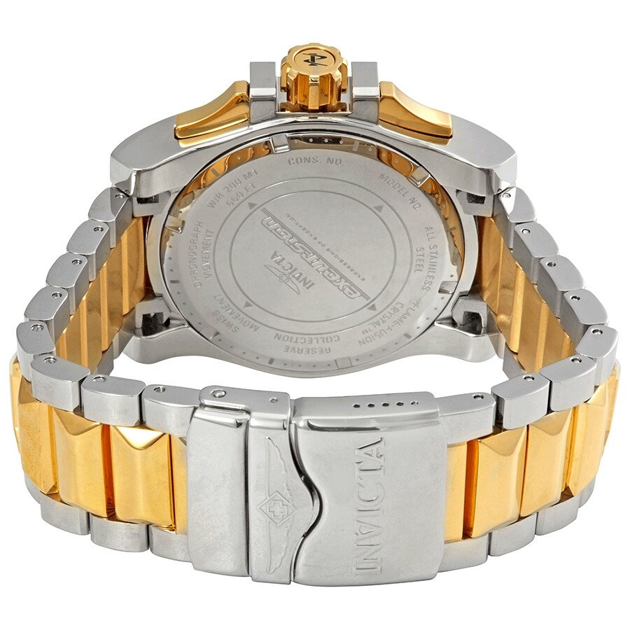 Invicta Excursion Chronograph Silver Dial Two-tone Men's Watch 80384 ...