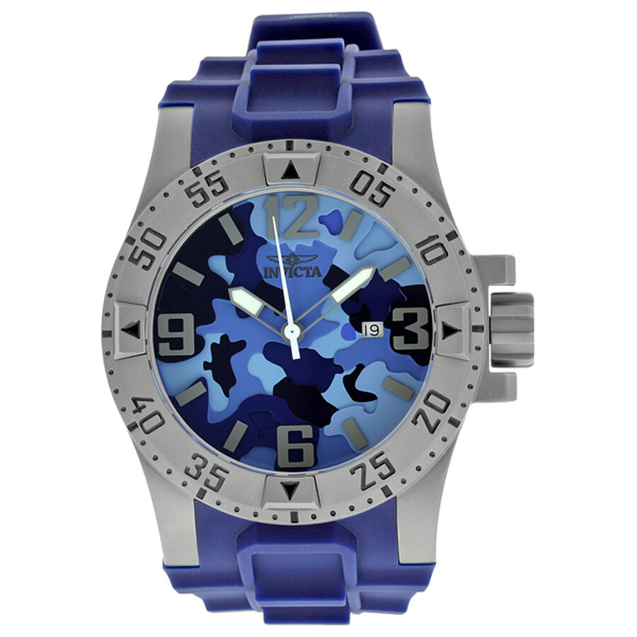 Invicta Excursion Diver Blue Camo Men's Watch 1096 0961613269133 ...