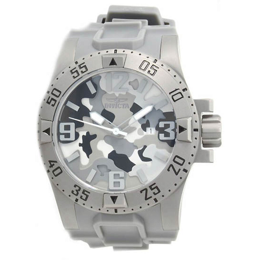 Invicta Excursion Diver Grey Camouflage Dial Men's Watch 1097 ...