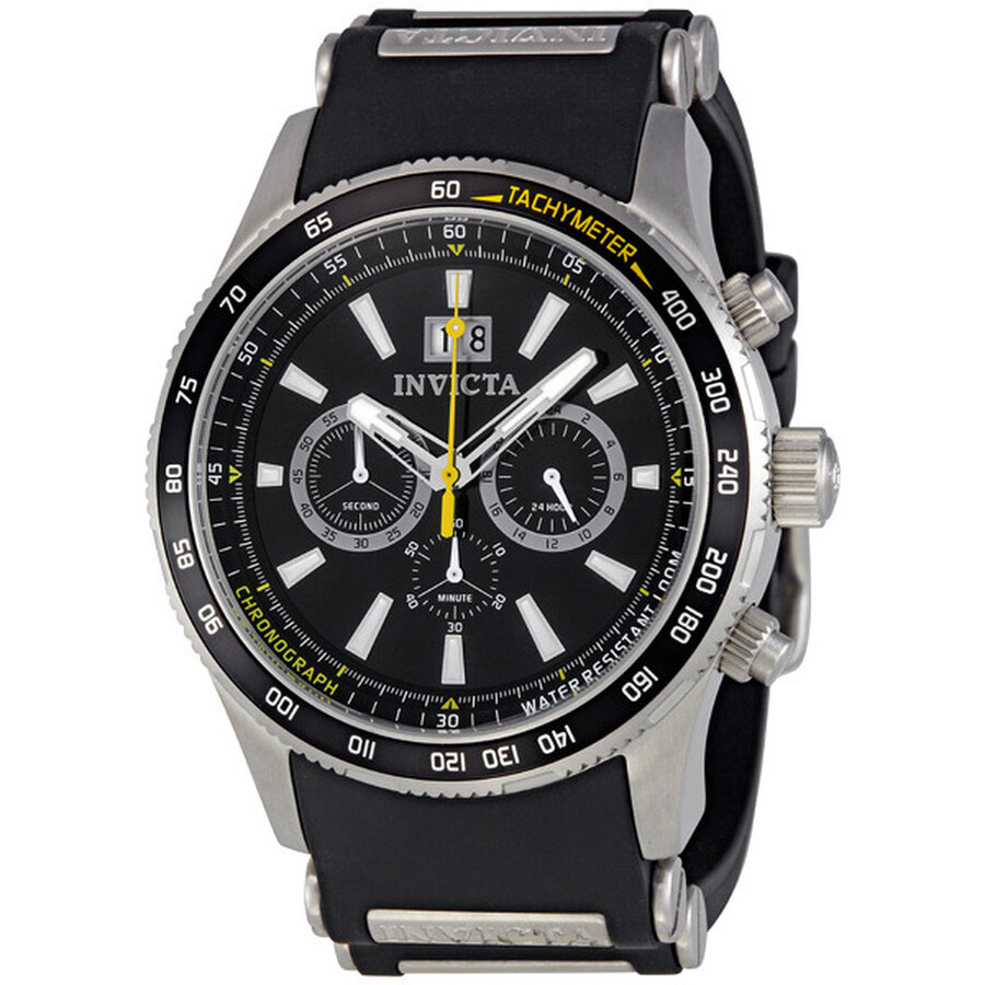 Invicta Flight Black Dial Chronograph Men's Watch 1234 843836012348 ...