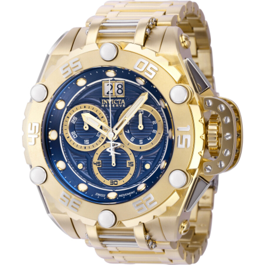Invicta Flying Fox Chronograph Quartz Blue Dial Men's Watch 38742 ...