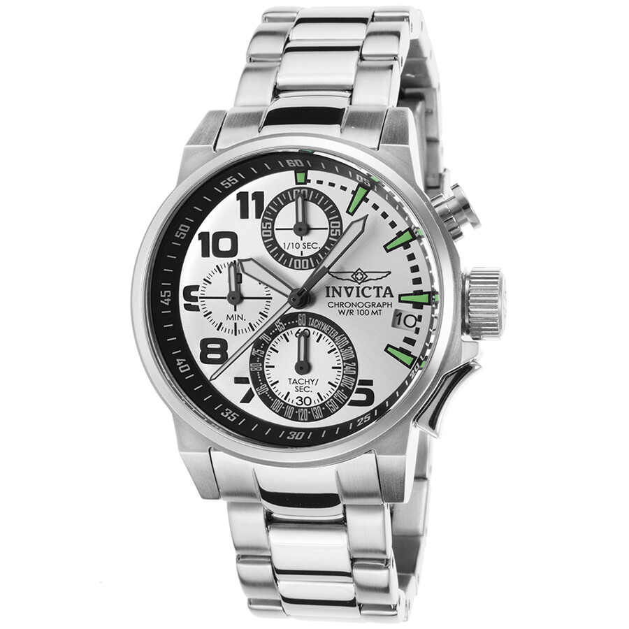 Invicta Force Chronograph Silver Dial Ladies Watch 17422 886678215119 ...