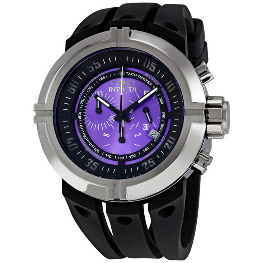 Invicta Force Contender Purple Dial Chronograph Men's Watch 0841 ...