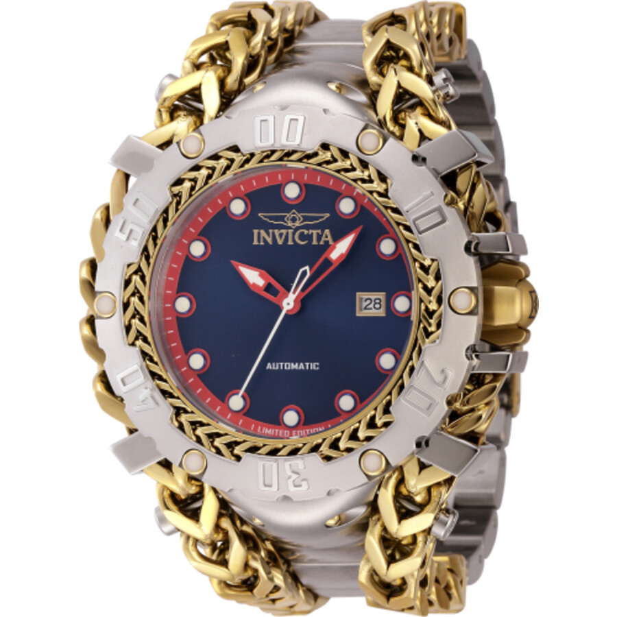 Invicta Gladiator Automatic Date Blue Dial Men's Watch 46226 ...