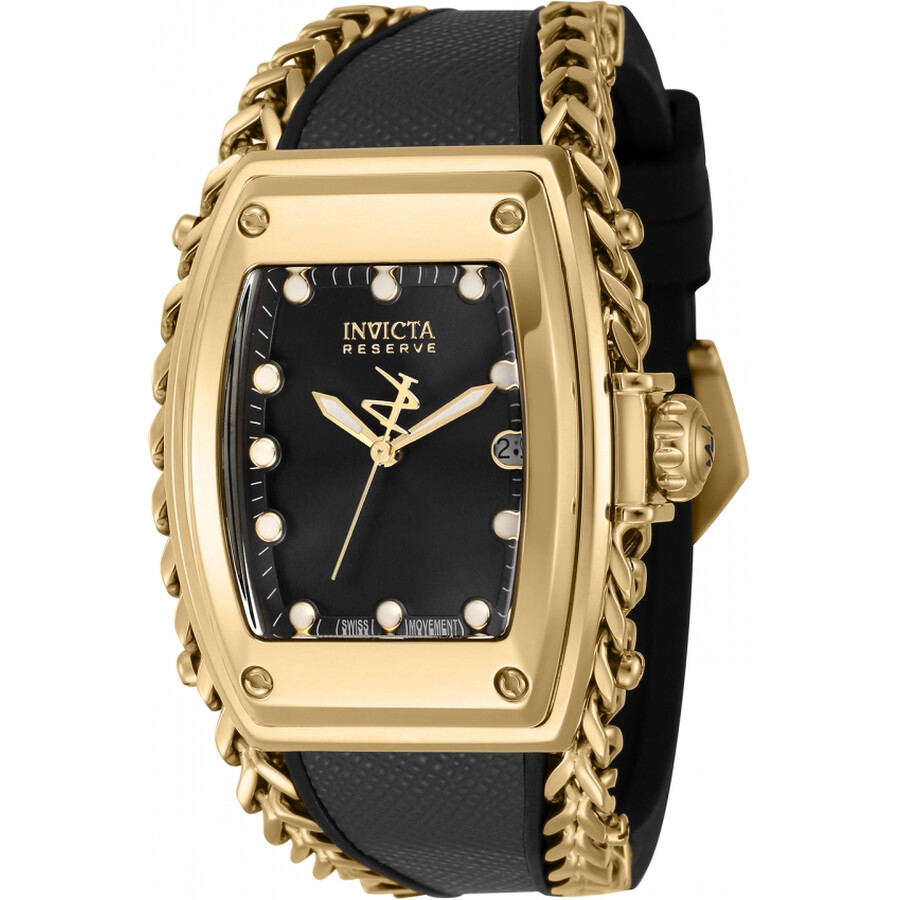 Invicta Gladiator Quartz Black Dial Ladies Watch 41031 886678549436 ...