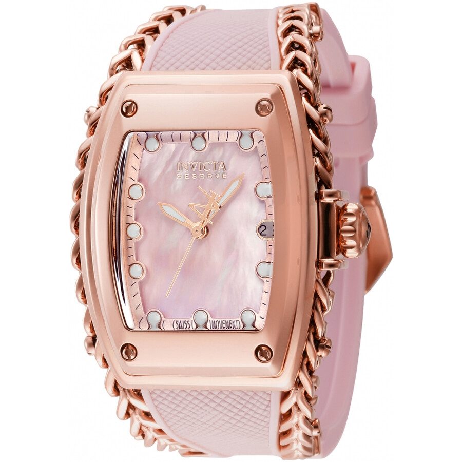 Invicta Gladiator Quartz Pink Dial Ladies Watch 42619 886678566563 ...
