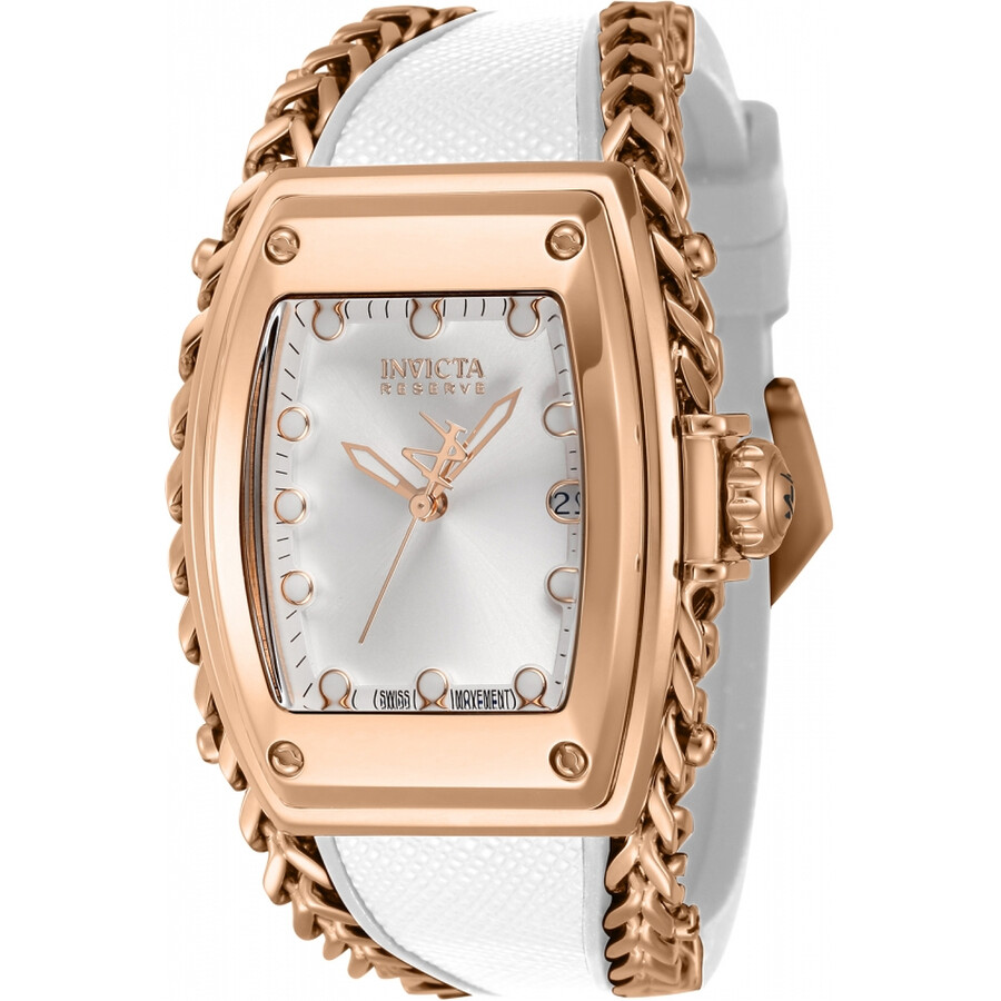 Invicta Gladiator Quartz Silver Dial Ladies Watch 41032 886678549443 ...