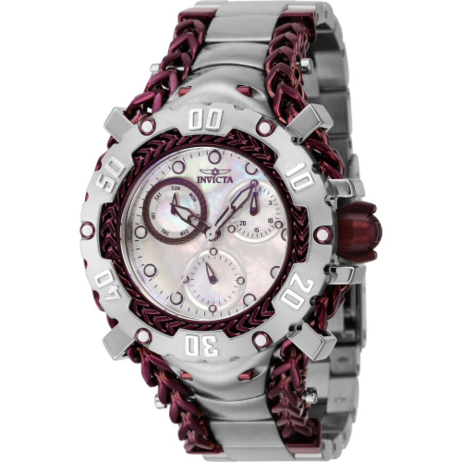 Invicta Gladiator Quartz White Dial Ladies Watch 41110 886678550227 ...