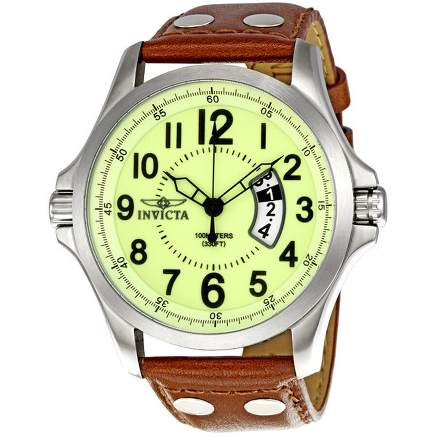 Invicta Green Dial Men's Watch 0786 843836007863 - Watches, Casual ...