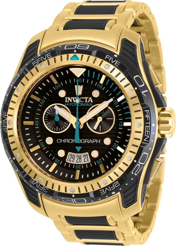 Invicta Hydromax Chronograph Quartz Black Dial Men's Watch 29577 ...