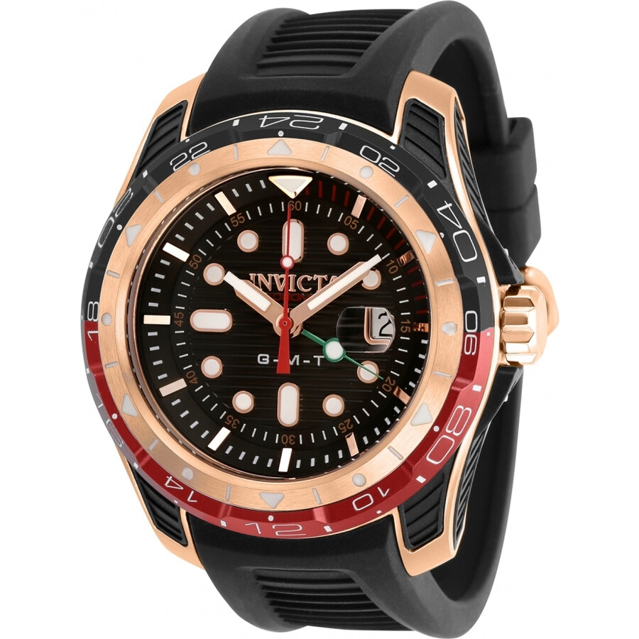 Invicta Hydromax Quartz Black Dial Black Silicone Men's Watch 29580 ...