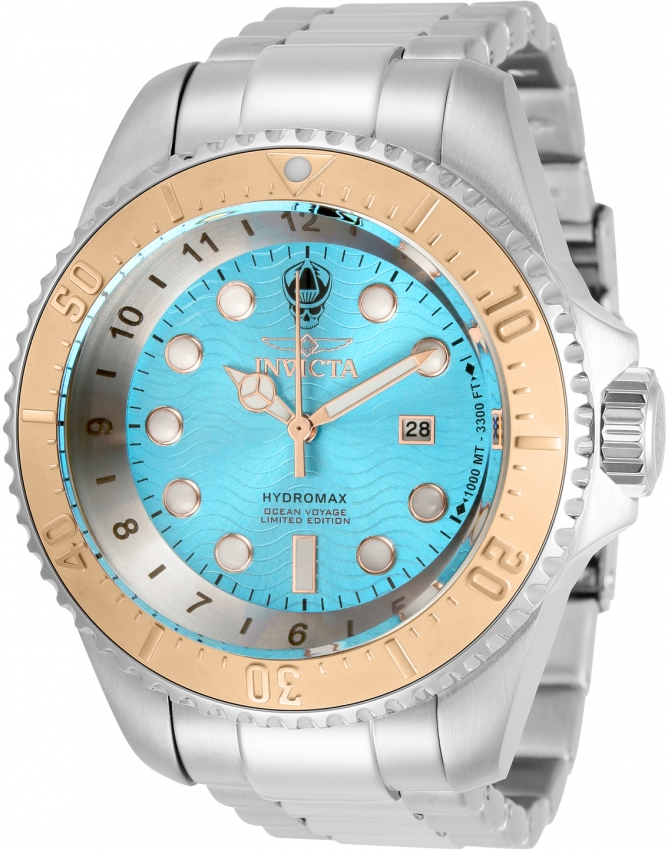 Invicta Hydromax Quartz Blue Men's Watch 30844 886678365395 - Watches ...