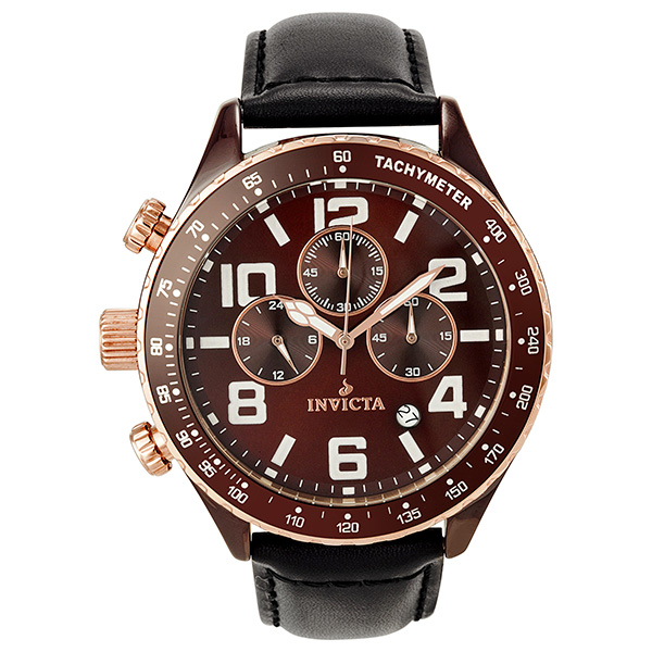 Invicta I-Force Lefty Ceramics Chronograph Brown Dial Men's Watch 11251 ...