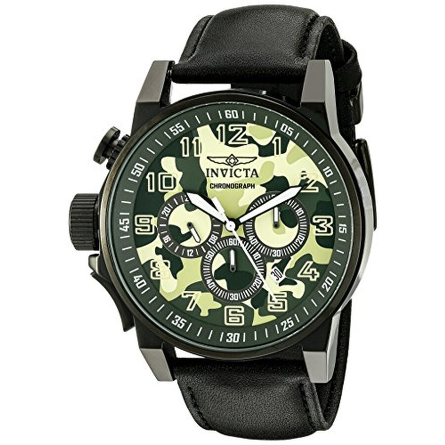 Invicta I-Force Chronograph Green Camouflage Dial Men's Watch 20544 ...