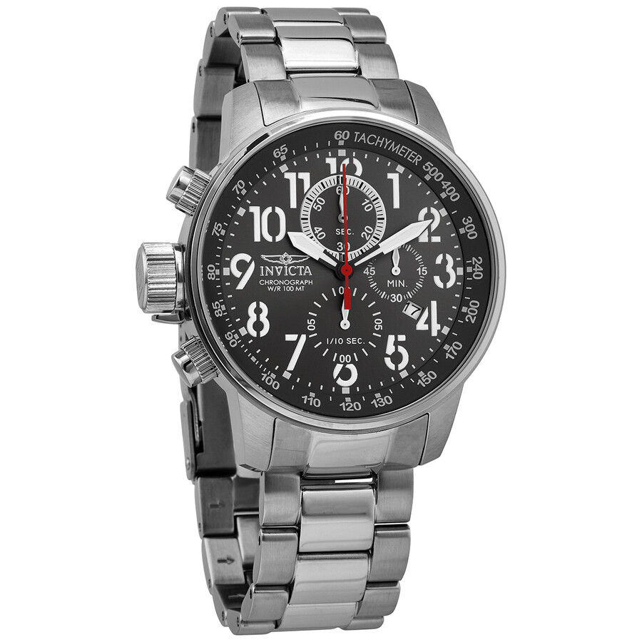 Invicta I-Force Chronograph Quartz Gunmetal Dial Men's Watch 28743 ...