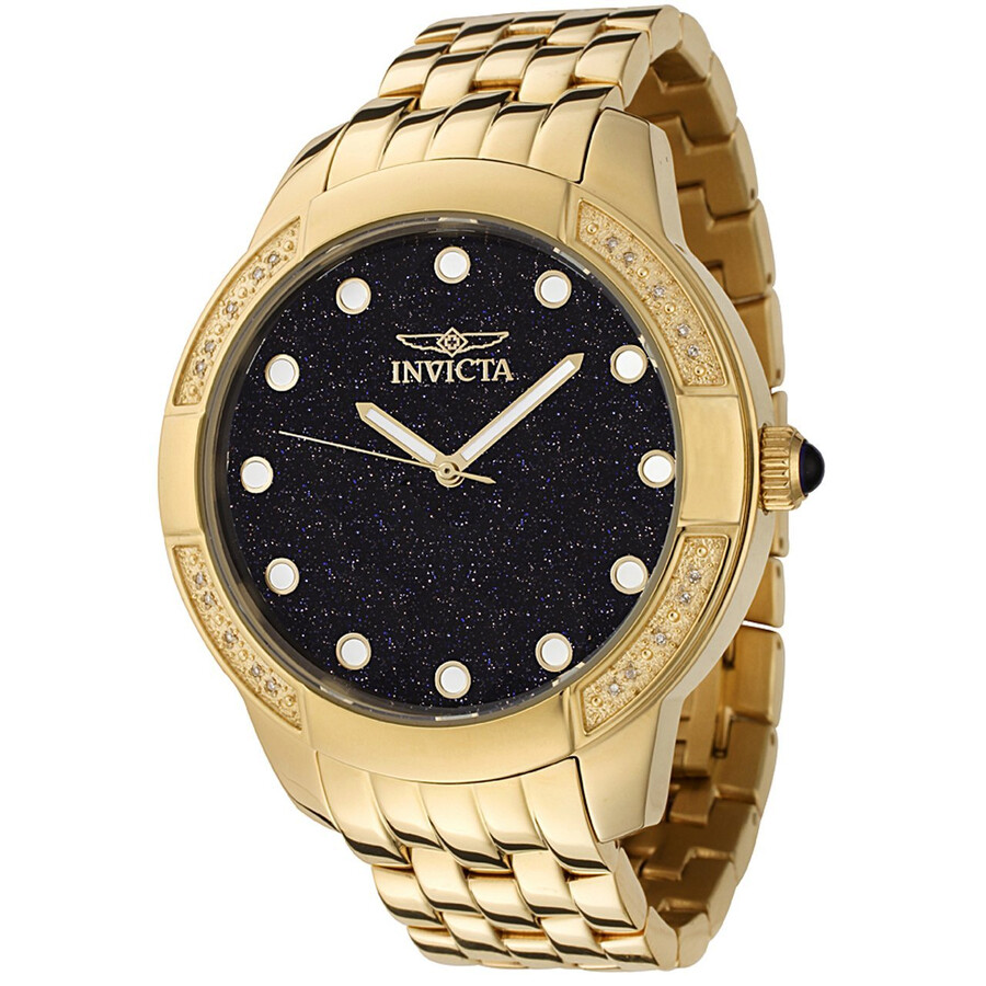 Invicta II Collection Diamond Accented Gold-plated Men's Watch 0050 ...