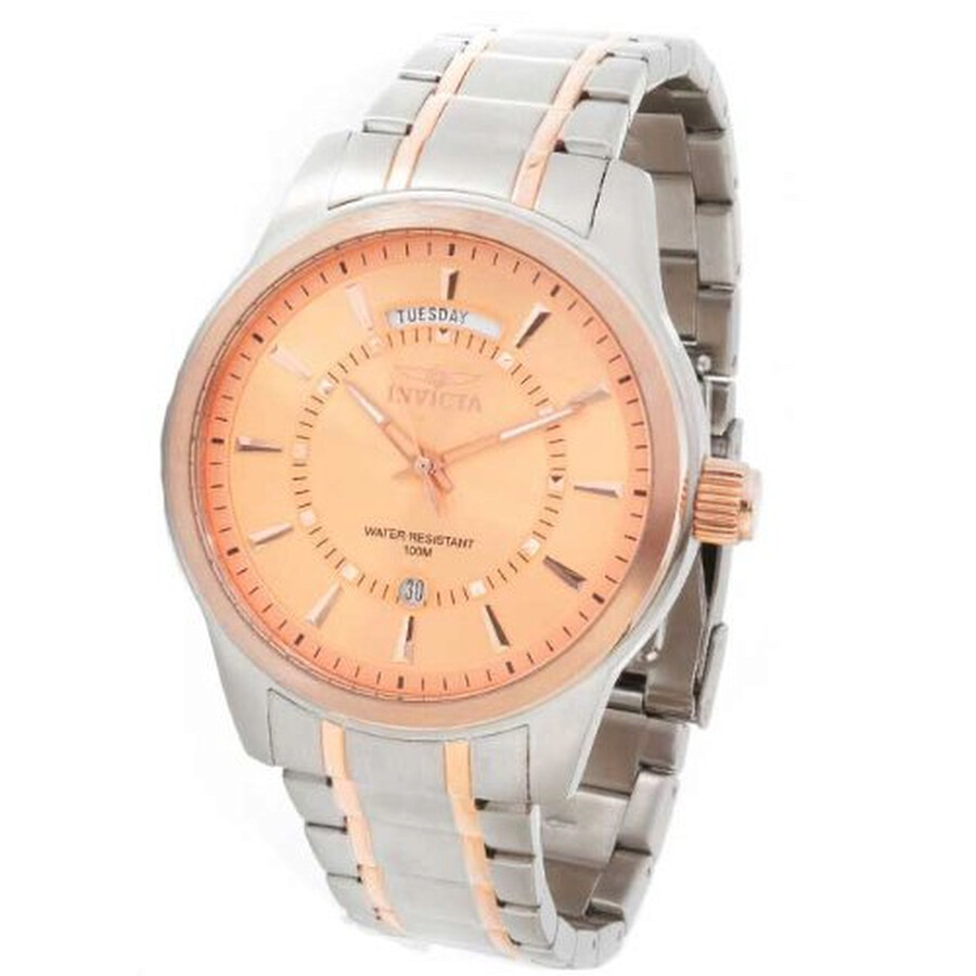 Invicta II Collection Rose Gold Dial Men's Watch 0797 - Watches, Ii ...