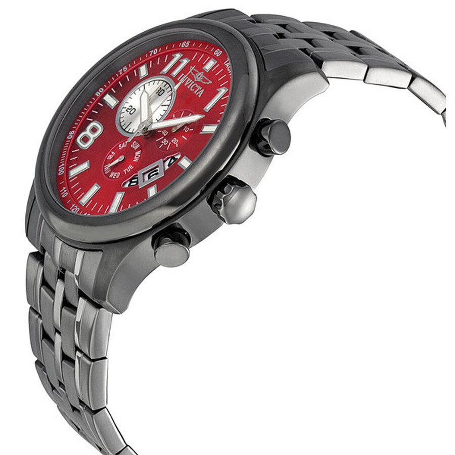 Invicta II Red Dial Tachymeter Men's Watch 0378 - Invicta II - Invicta ...