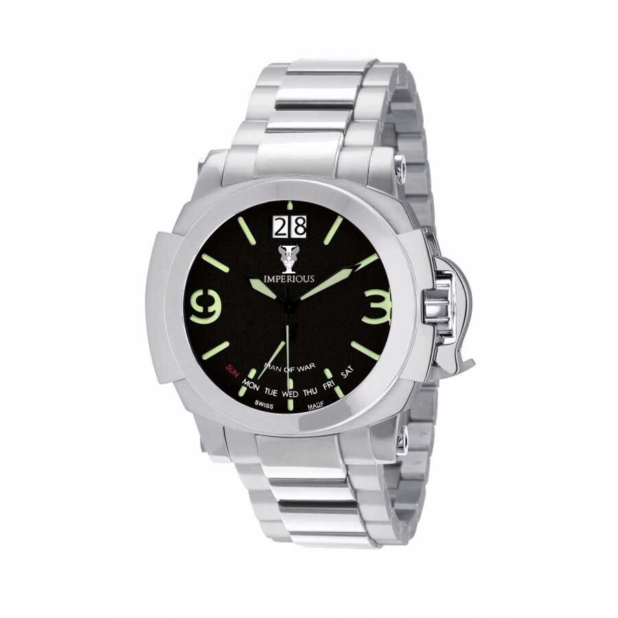 Invicta Imperious Black Dial Stainless Steel Men's Watch IMP1048 ...