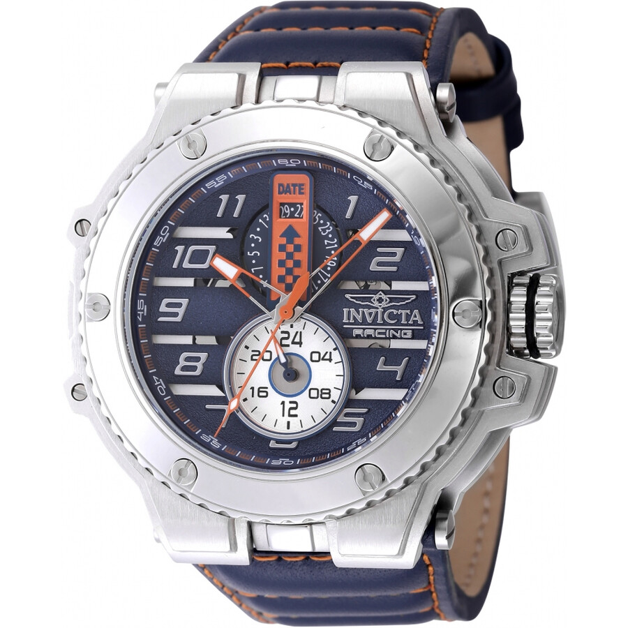 Invicta Invicta Racing Downforce GMT Quartz Blue Dial Men's Watch 47378 ...