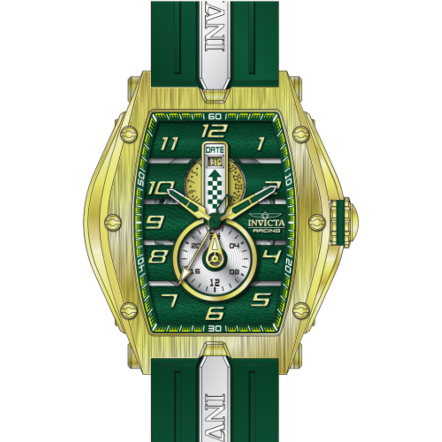 Invicta Invicta Racing GMT Quartz Green Dial Men's Watch 47387 ...