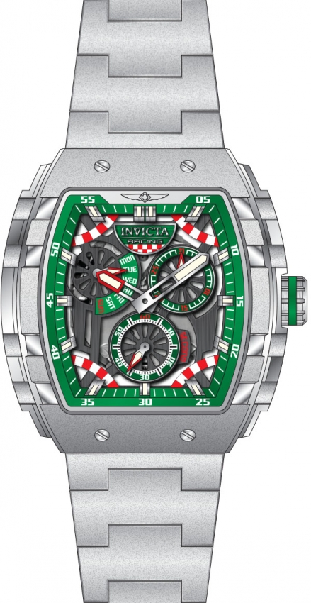 Invicta Invicta Racing Gunmetal and Green and Grey Dial Men's Watch ...