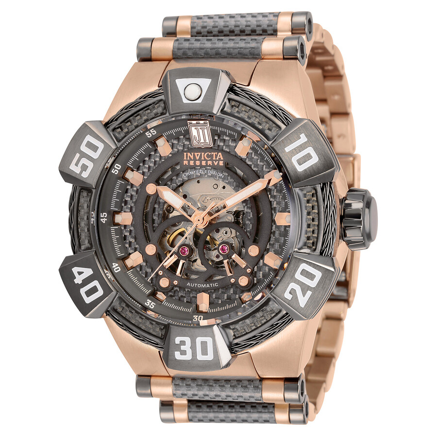 Invicta Jason Taylor Automatic Gunmetal Dial Men's Watch 32839 ...