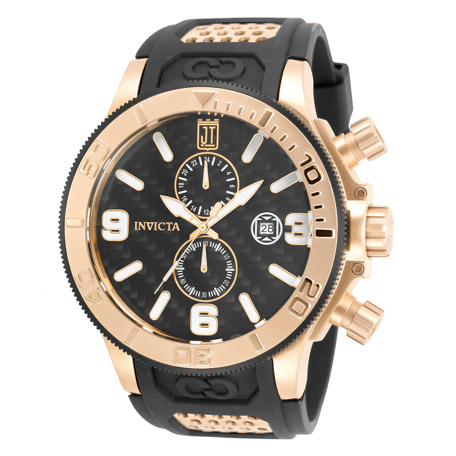 Invicta Jason Taylor Quartz Black Dial Men's Watch 33981 886678406500 ...