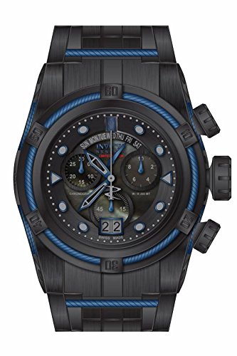 Invicta Jason Taylor Chronograph Black Dial Black Ion-plated Men's ...
