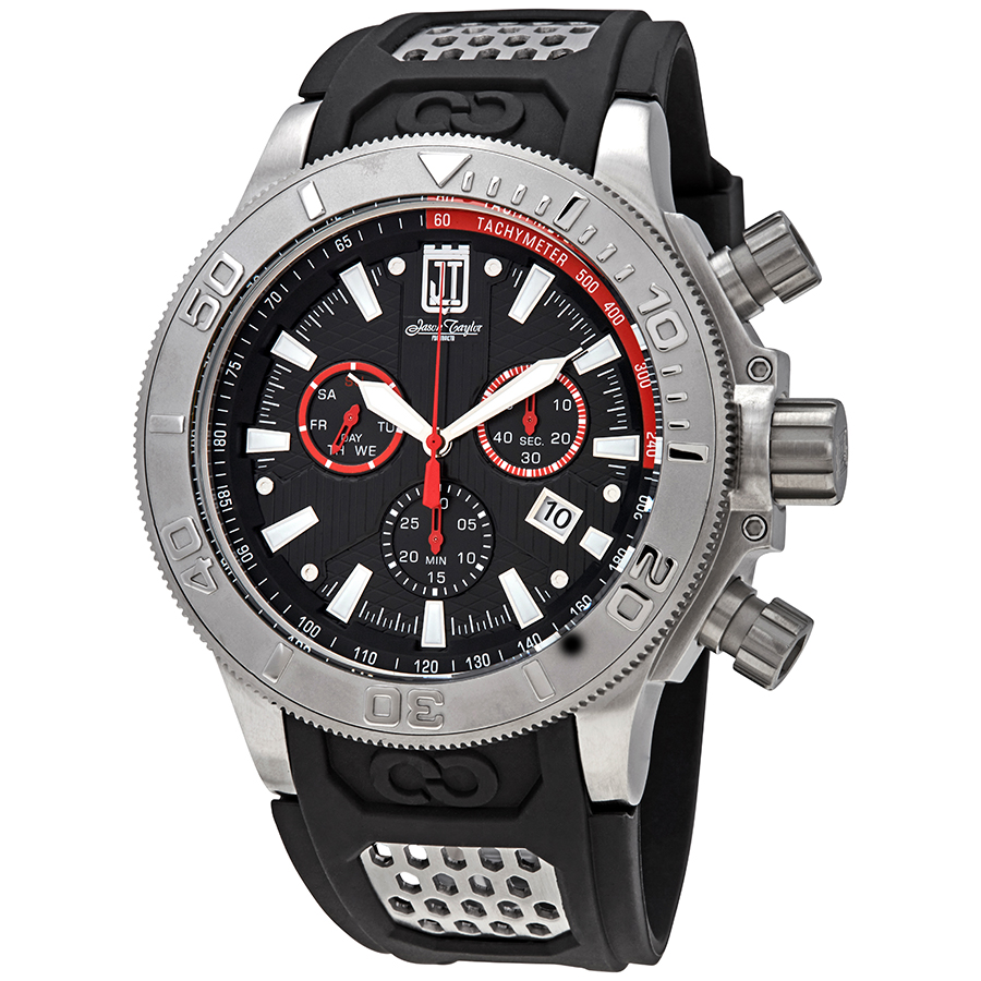 Invicta Jason Taylor Chronograph Black Dial Men's Watch 19575 ...