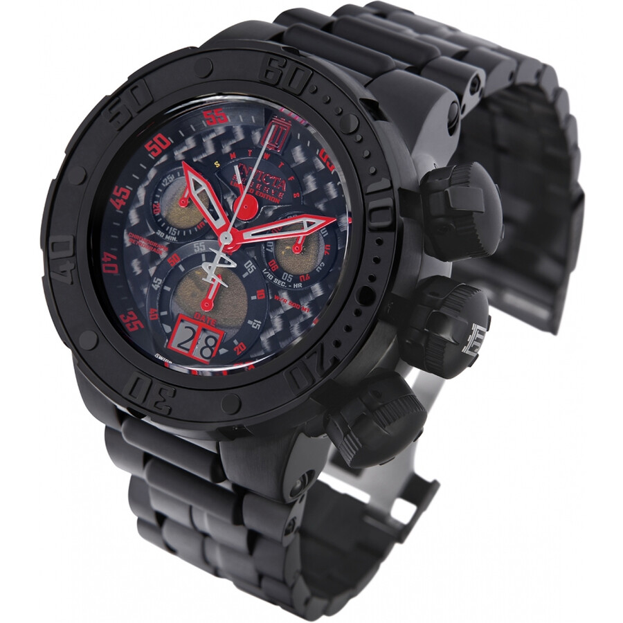 Invicta Jason Taylor Chronograph Carbon Dial Men's Watch 22270 - Jason ...
